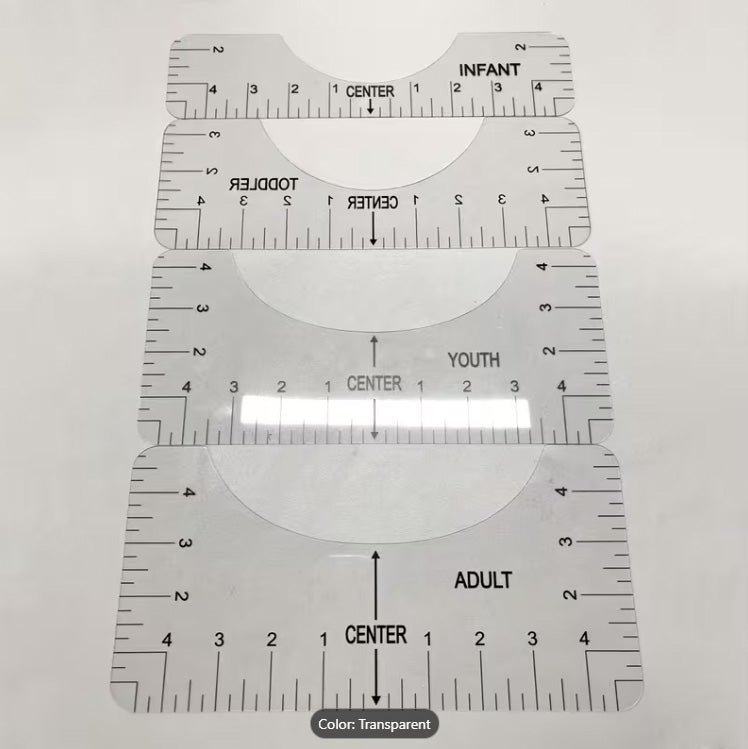 T-Shirt Alignment Ruler Set (4pc) | Perfect Placement Every Time ...